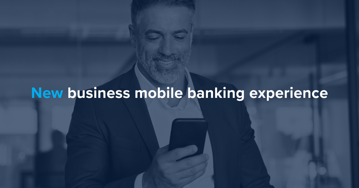 New Treasury mobile banking experience